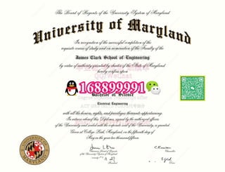 University of Maryland-College Park degree offer diploma Transcript | PPT