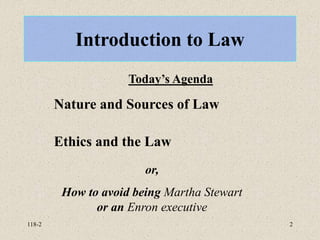118-2 Intro to Law.PPT