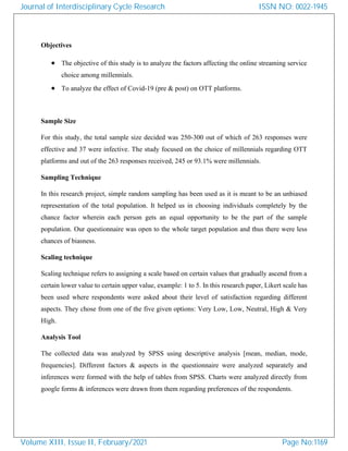 Factors affecting online streaming service Research | PDF