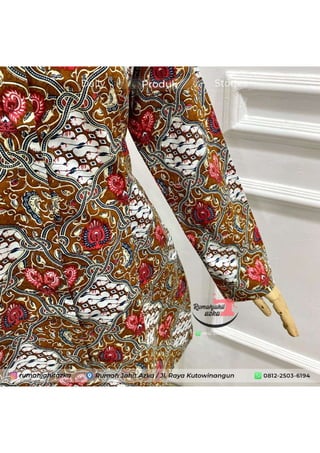 Model Tunik Basic Motif Batik Rumah Jahit Azka | PDF