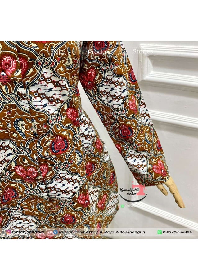 Model Tunik Basic Motif Batik Rumah Jahit Azka | PDF
