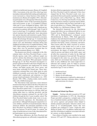 Etude Ramey et al, 2002 | PDF