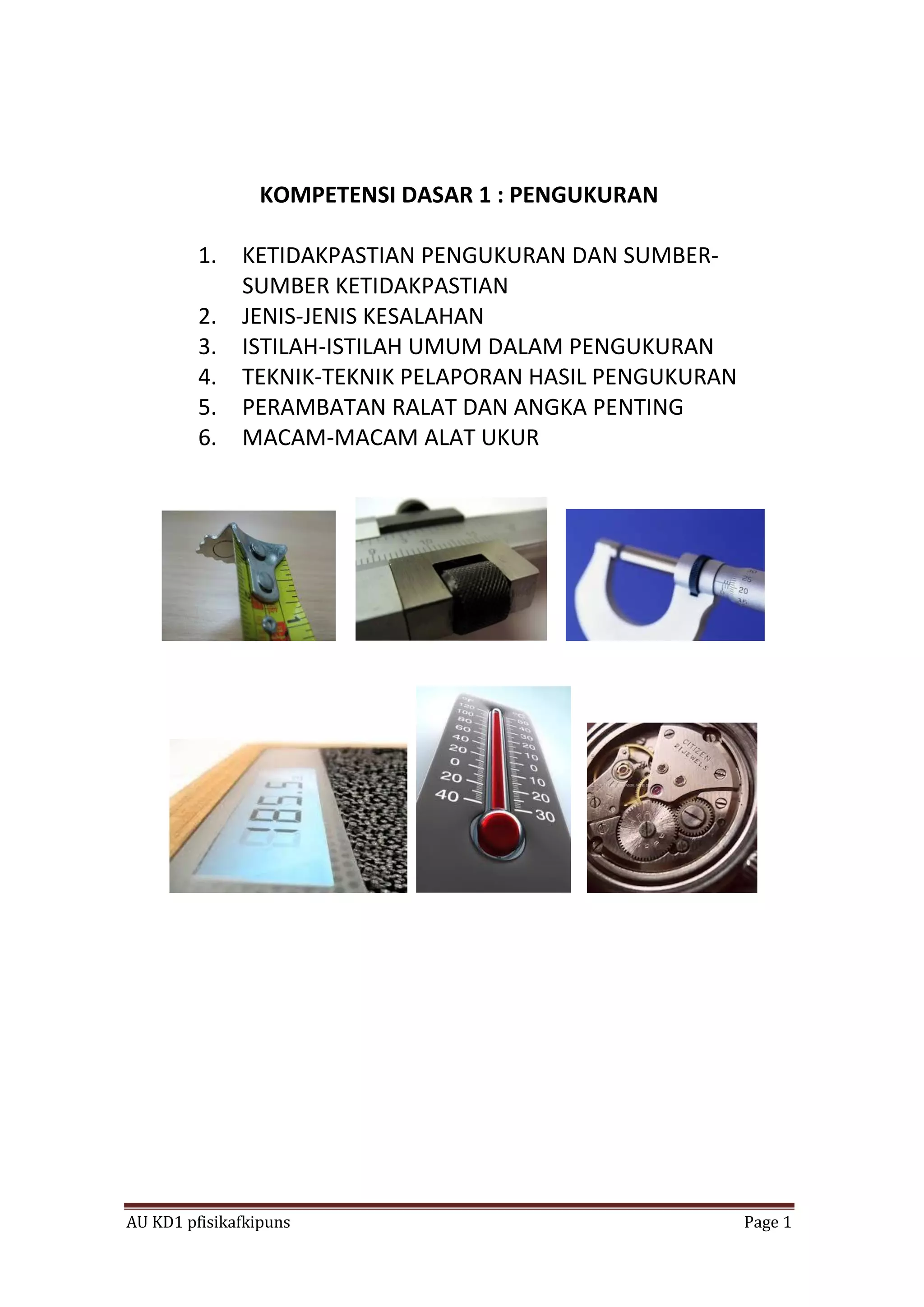 pengukuran | PDF