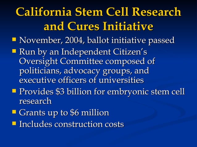 Stem cell ethics 06 | PPT | Pregnancy | Reproductive Health
