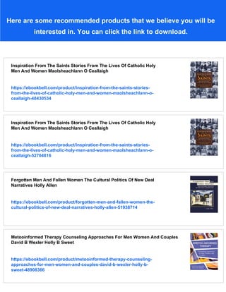 Holy Women Holy Men Celebrating The Saints Church Publishing | PDF