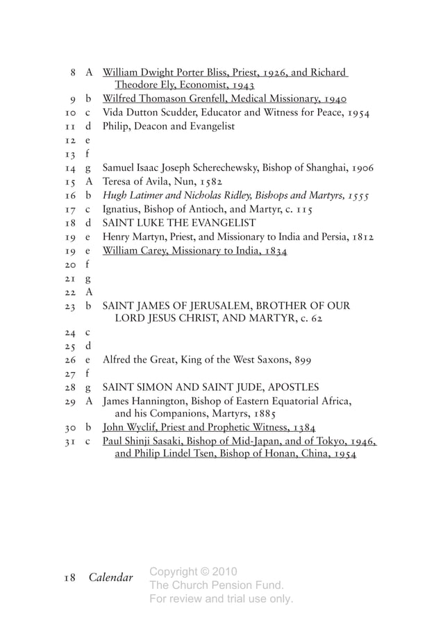 Holy Women Holy Men Celebrating The Saints Church Publishing | PDF