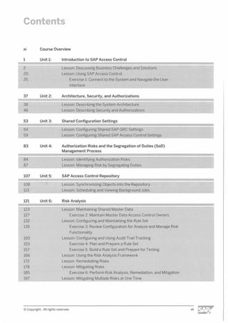 Grc 300 Sap Sccess Control Implementation And Configuration Participant ...
