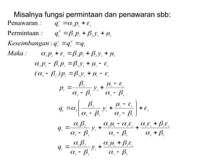 regresi linier berganda persamaan simultan, parsial.ppt