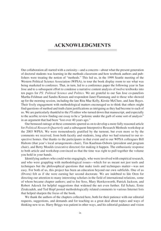 Interpretation And Method Empirical Research Methods And The ...