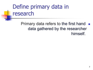 Research Process: The Broad Problem area and defining the problem ...