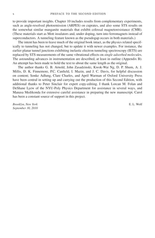Principles Of Electron Tunneling Spectroscopy Second Edition 152 2nd ...