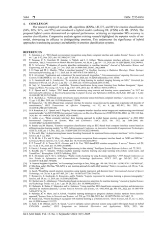 Comparing emotion classification: machine learning algorithms and hybrid model with support ...