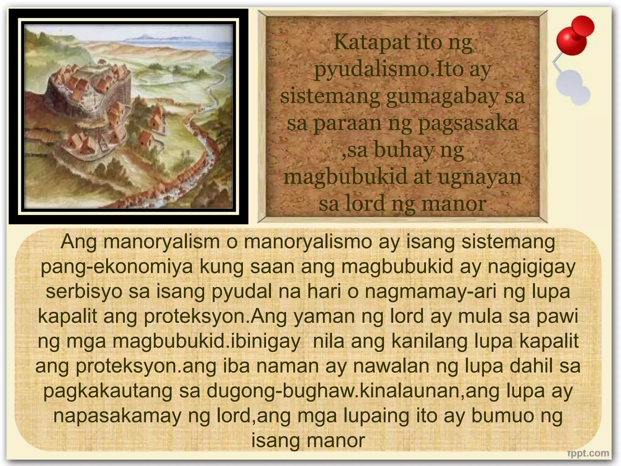 Pyudalismo at Manoryalismo | PPTX