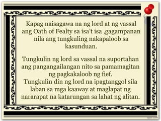 Pyudalismo at Manoryalismo | PPTX