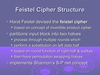 cryptography and network security chap 3 | PPT