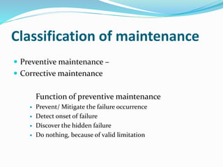 Reliability centered maintenance | PPT