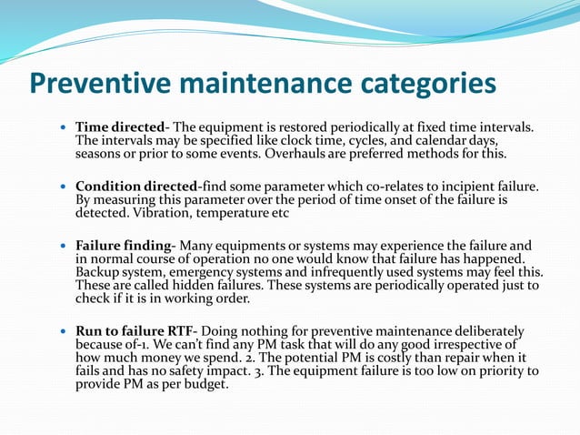 Reliability centered maintenance | PPT