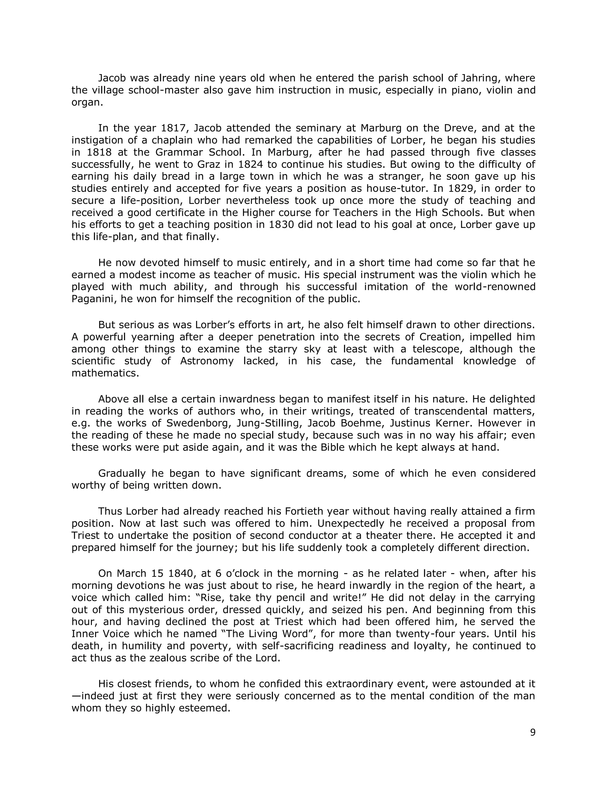 THE NEW REVELATION OF JESUS CHRIST through Jakob Lorber & Gottfried Mayerhofer | PDF