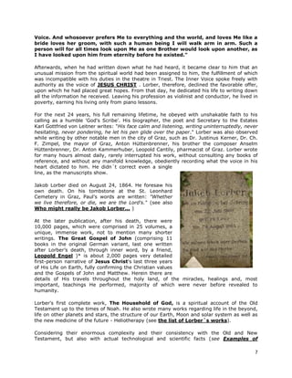 THE NEW REVELATION OF JESUS CHRIST through Jakob Lorber & Gottfried ...