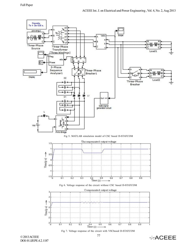 Voltage Sag Mitigation in Utility Connected System Using Current Source Converter Based D ...