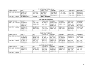 Ajayi Crowther 2016/2017 1st Semester Examination Time-table | PPT