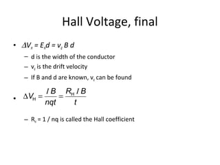 Hall Effect | PPT