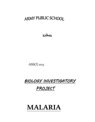 118776489 malaria | DOCX