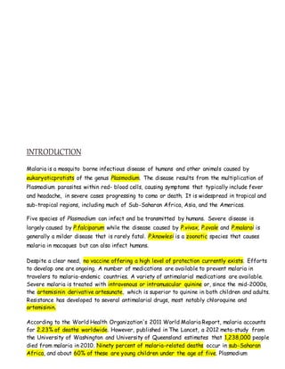118776489 malaria | DOCX
