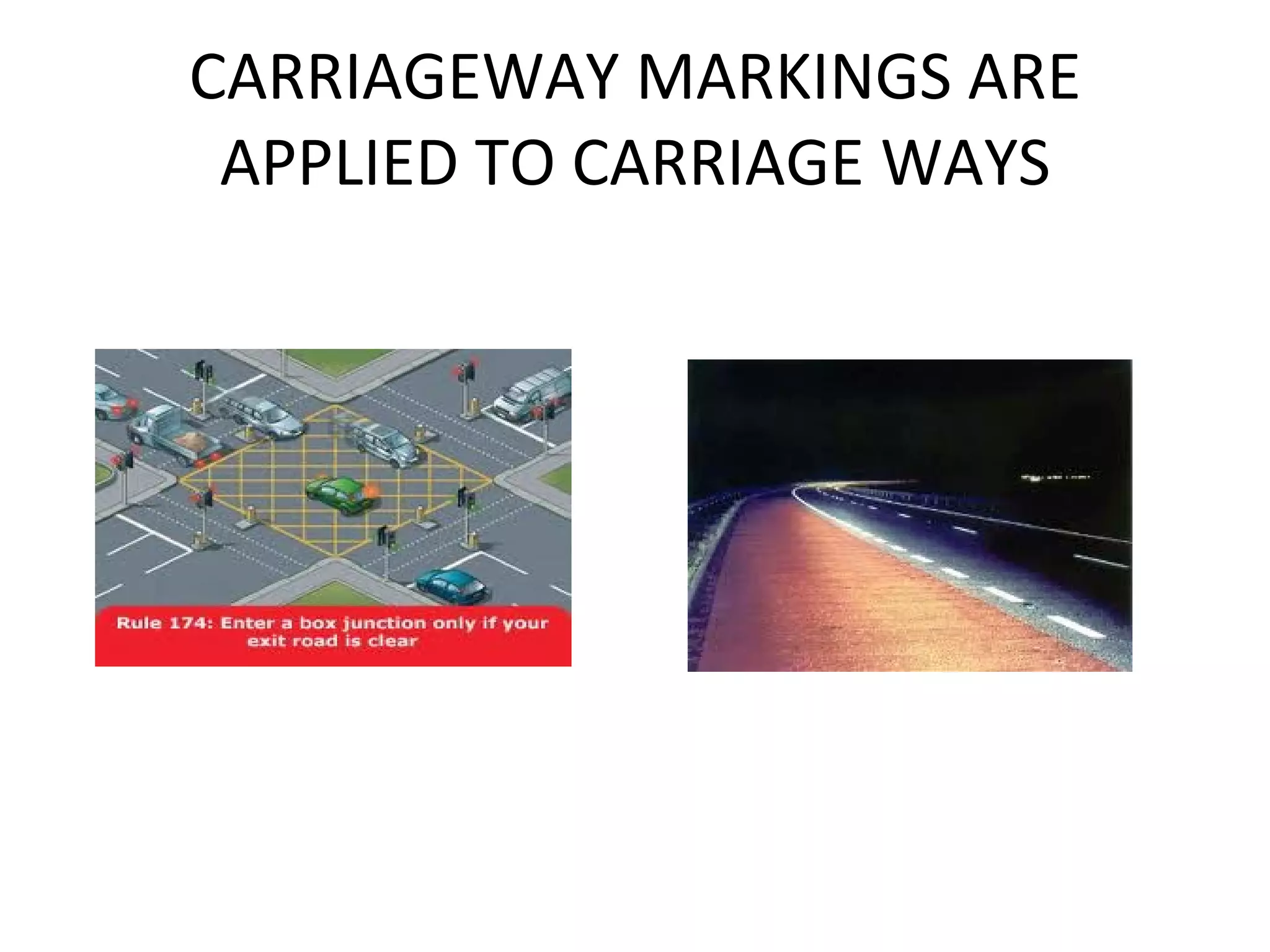 road markings | PPT