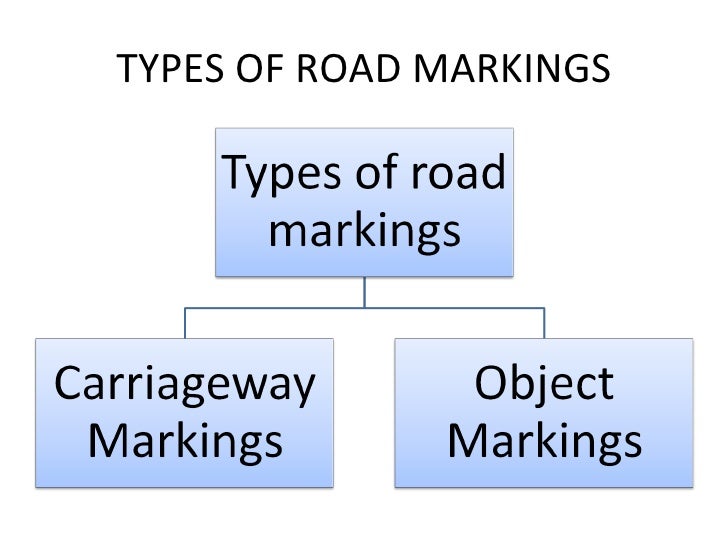 Types Of Road Markings Ppt - Free Word Template