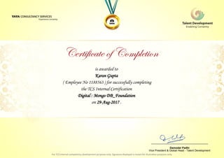 Mongo DB_Foundation Certification | PDF