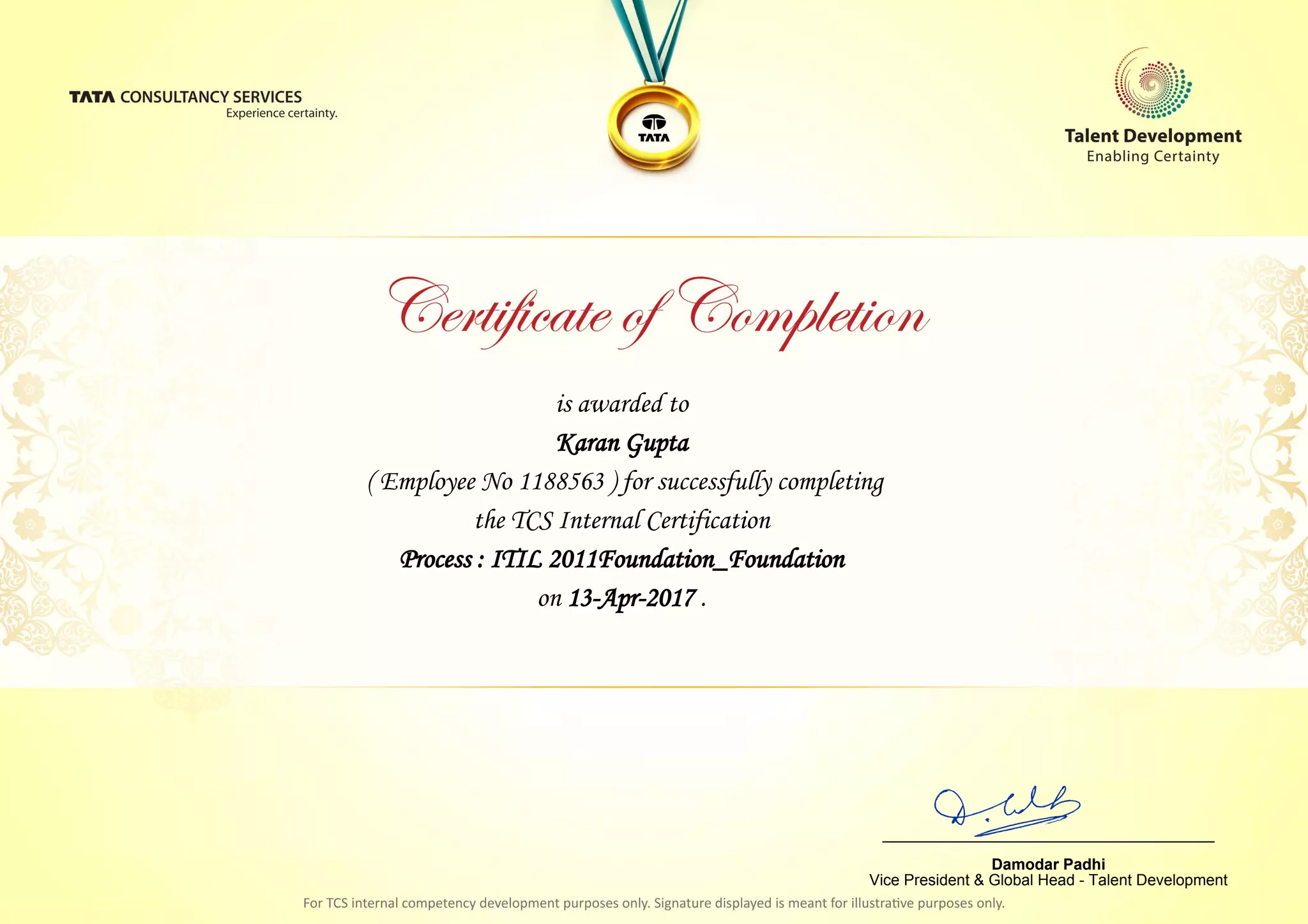 Process: ITIL 2011 Foundation Certificate | PDF
