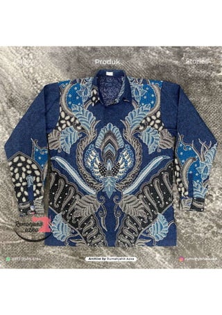 Gamis Payet Batik Kombinasi by Rumah Jahit Azka | PDF