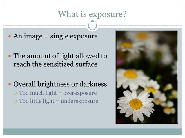 Digital Photography 1 - Pillar 3 Exposure PPT.pptx