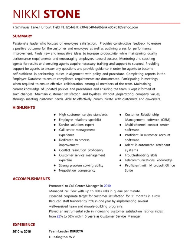 Nikki Stone Resume 1 | DOCX