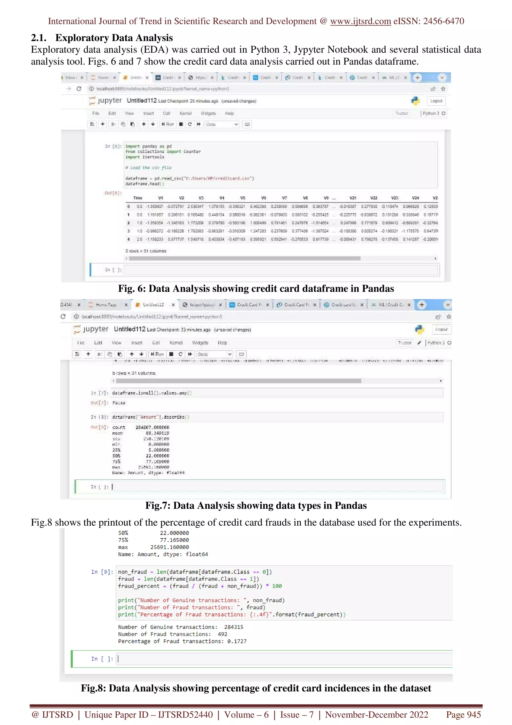 Credit Cards Frauds and Cybersecurity Threats Machine Learning Detection Algorithms as ...