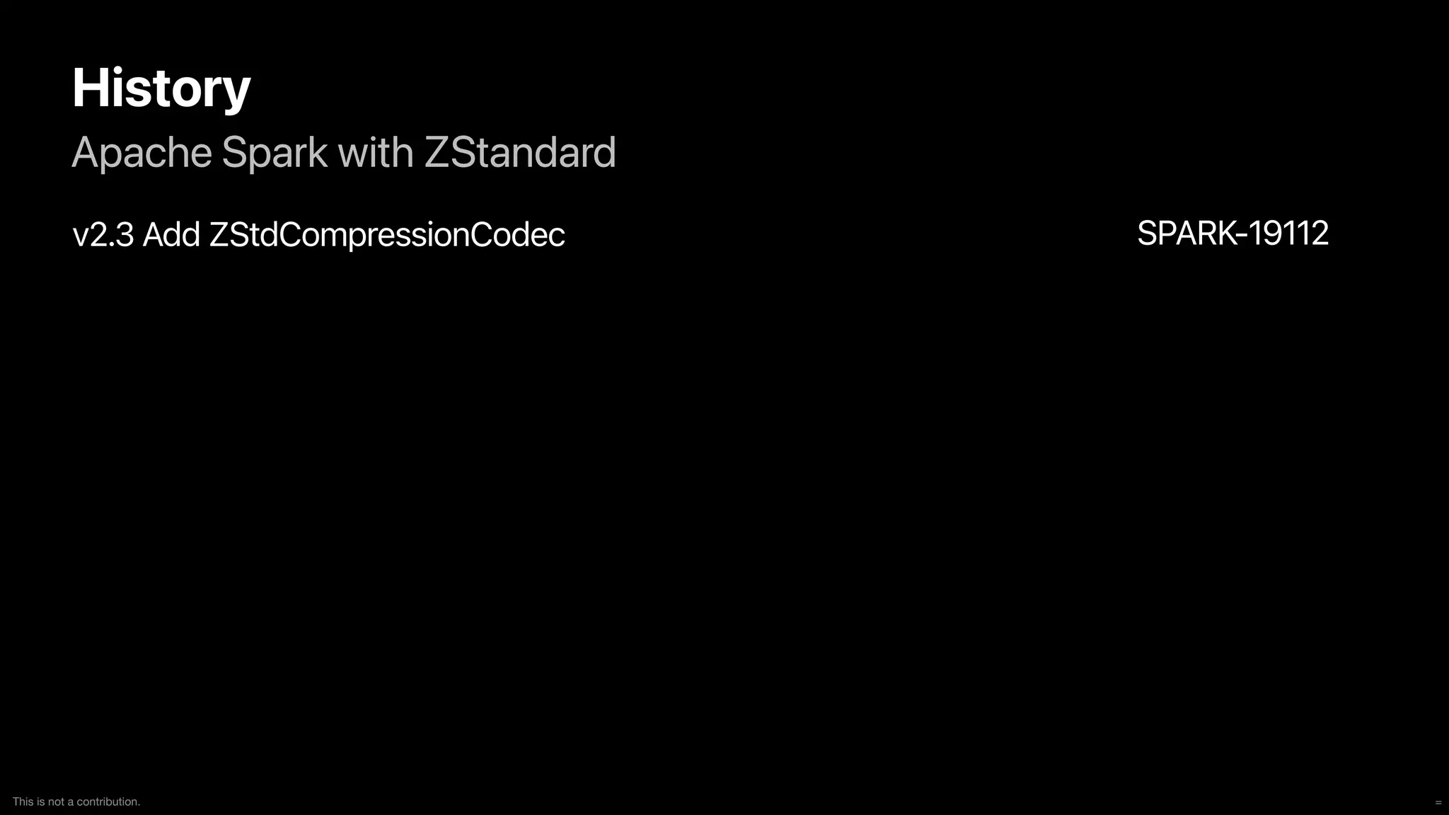 The Rise of ZStandard: Apache Spark/Parquet/ORC/Avro | PPT