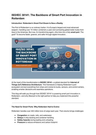 1(18jn4)ISO_IEC 30141_ The Backbone of Smart Port Innovation in ...