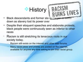 Racism by saiteja | PPT