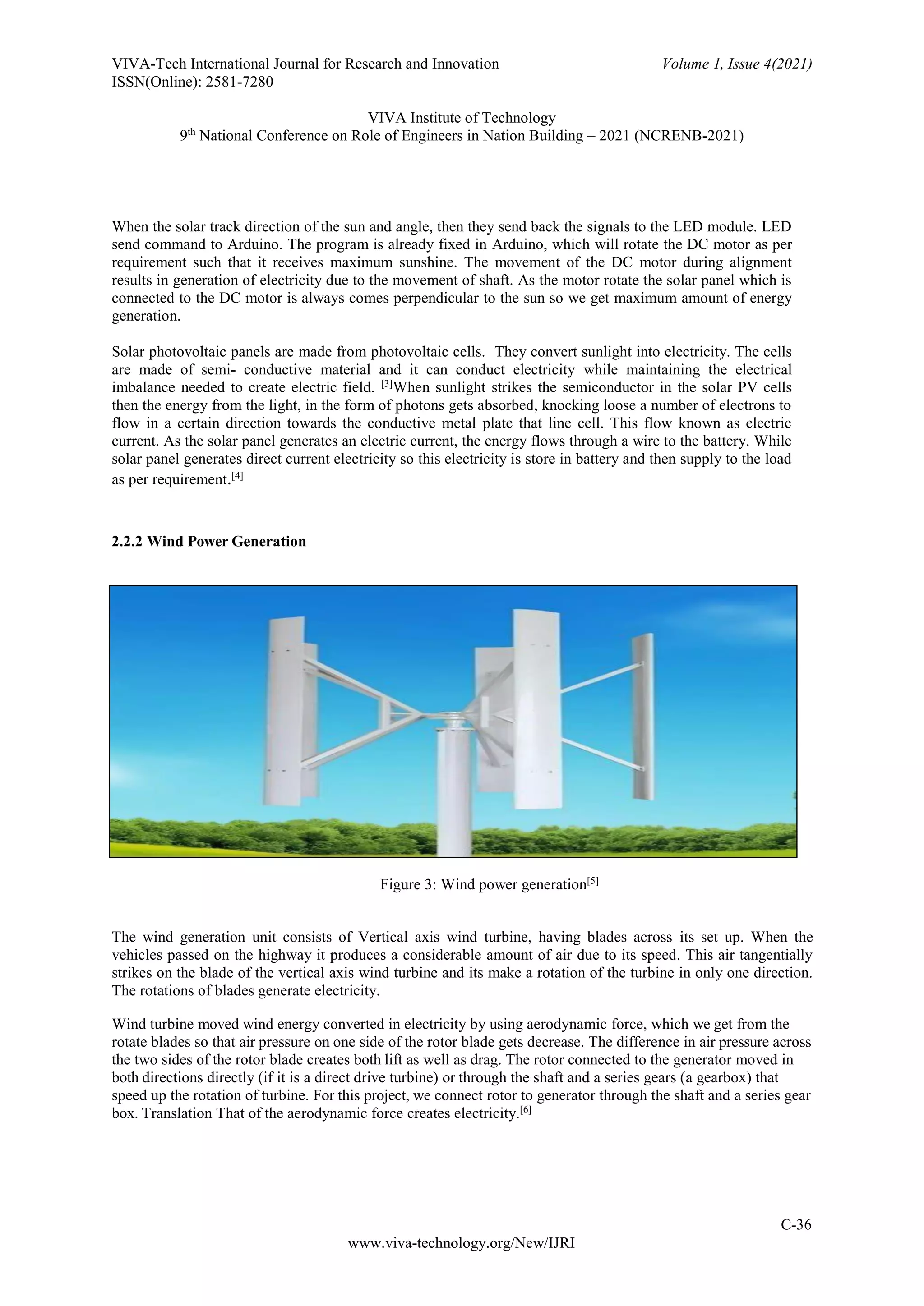 SOLAR AND WIND GENERATOR FOR STREET LIGHT APPLICATION WITH SOLAR ...