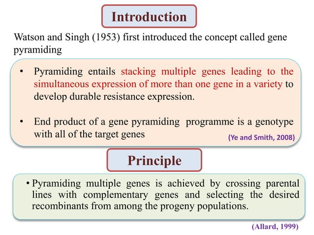 119. Gene Pyramiding A Strategy for Durable Crop Protection in ...