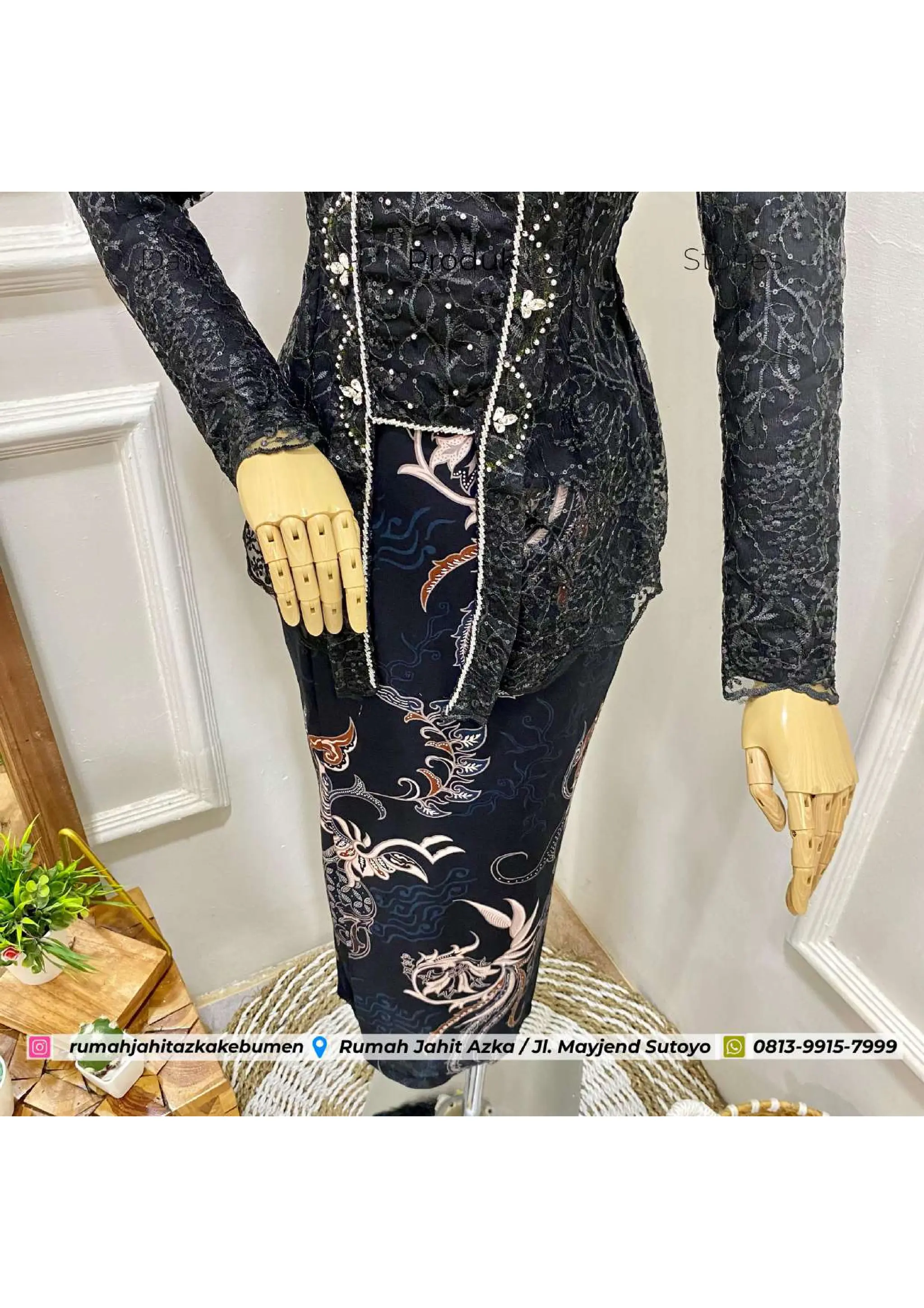 Oneset Kebaya Kutubaru Modern Couple by Rumah Jahit Azka | PDF