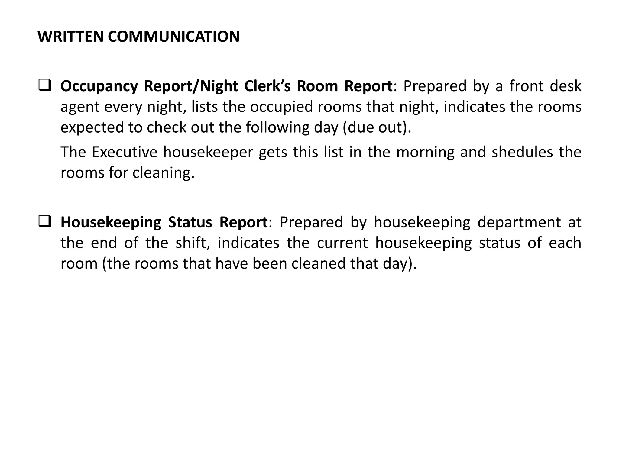 Housekeeping for the hospitality industry.ppt