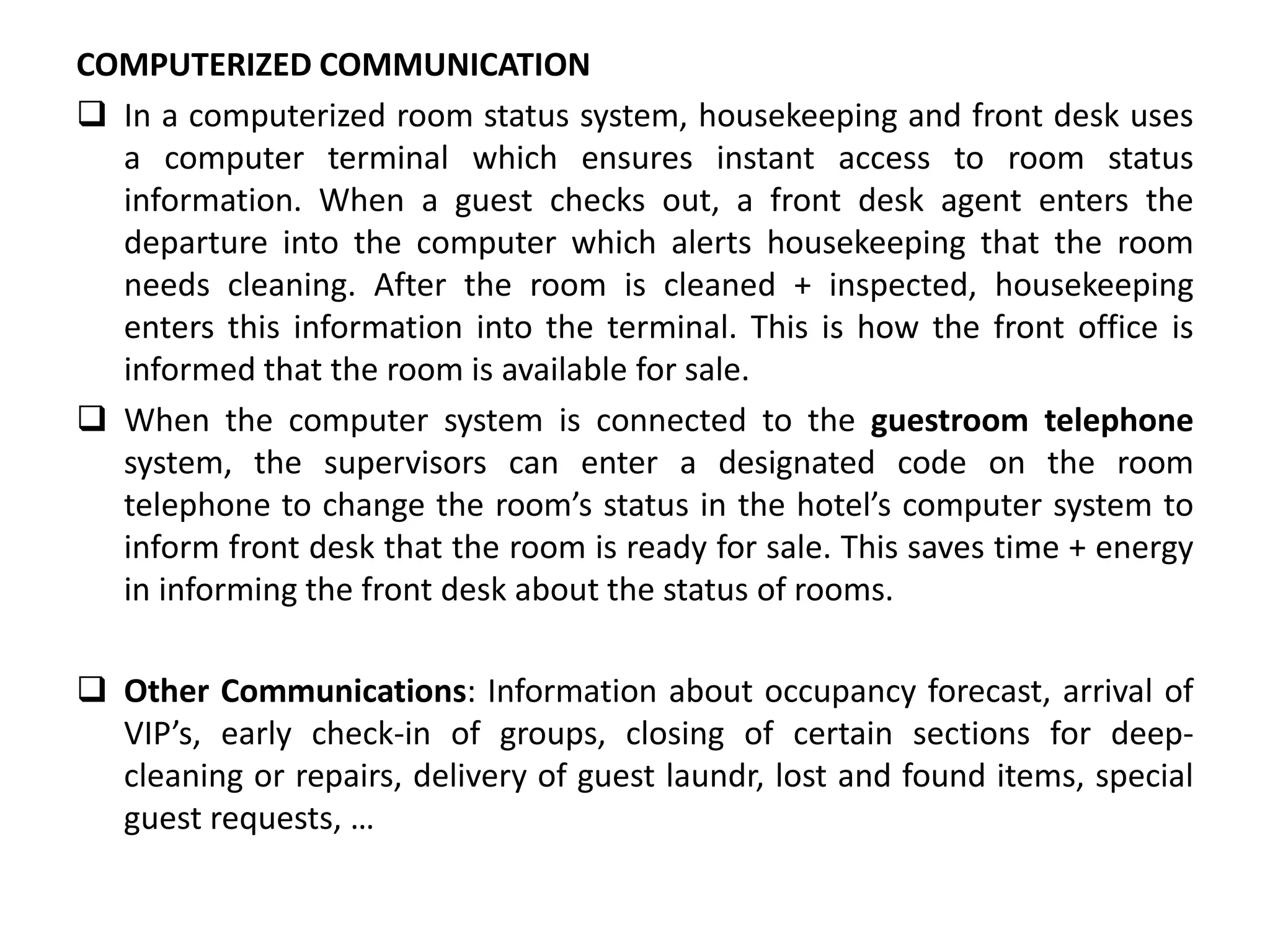 Housekeeping for the hospitality industry.ppt