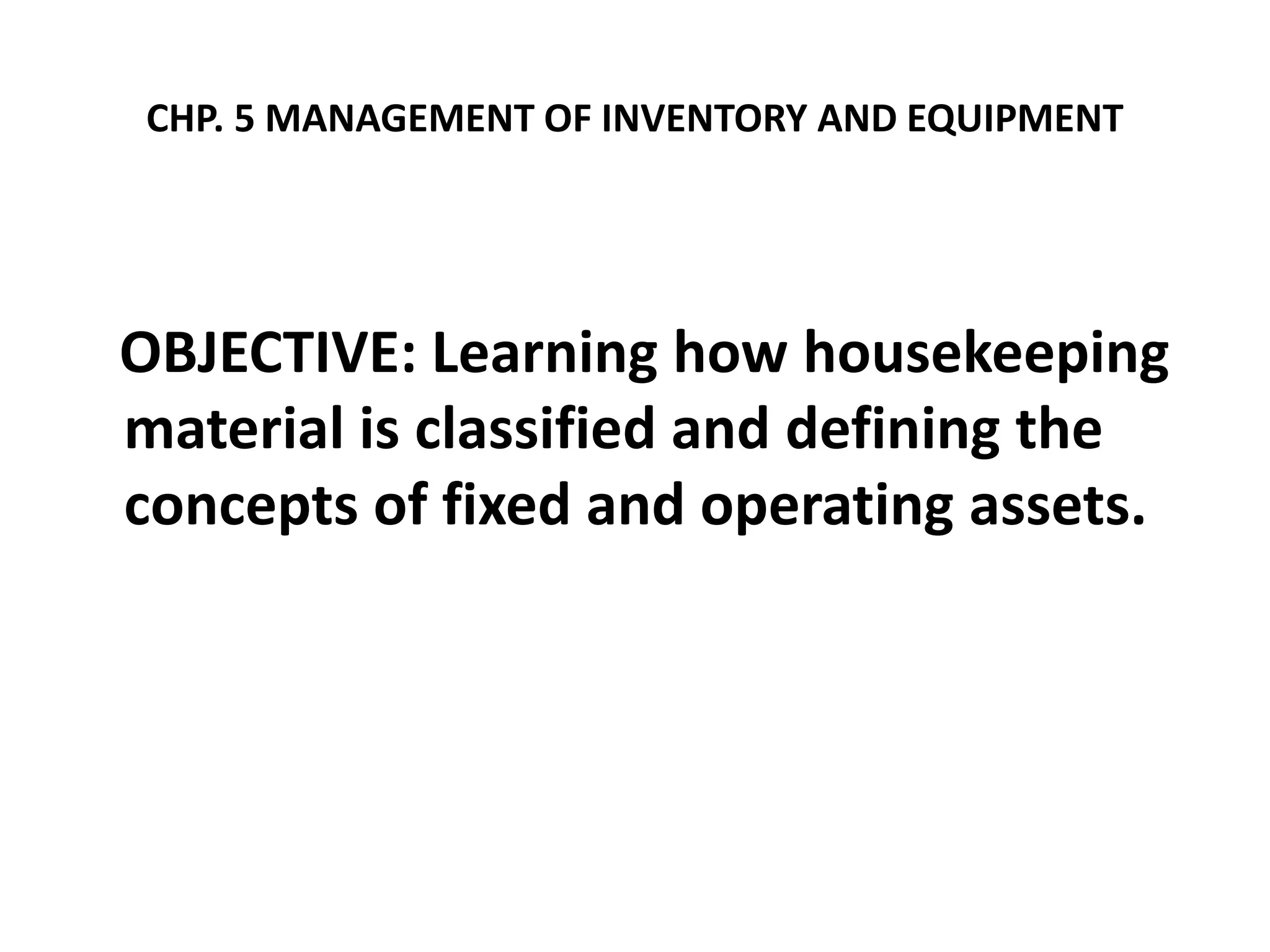 Housekeeping for the hospitality industry.ppt
