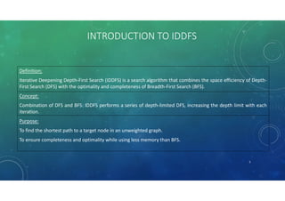 ITERATIVE DEEPNING DEPTH FIRST PPT SEARCH | PPT