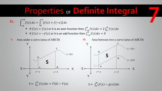 Definite Integral and Properties of Definite Integral | PPTX