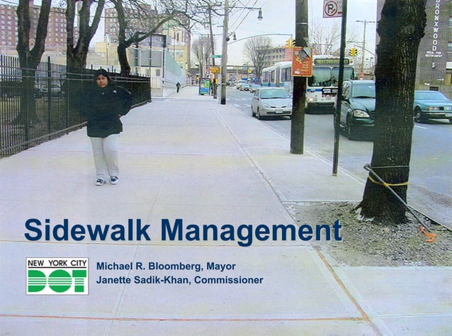 Sidewalk Management Presentation | PDF | Developmental Sites | Real Estate