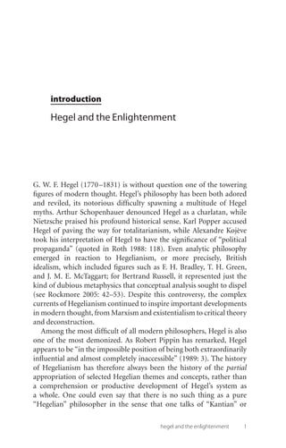 Understanding Hegelianism Understanding Movements In Modern Thought ...
