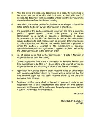 119142 7993 52_procedure_of_filing_a_case (1) | DOCX | Consumer Issues ...